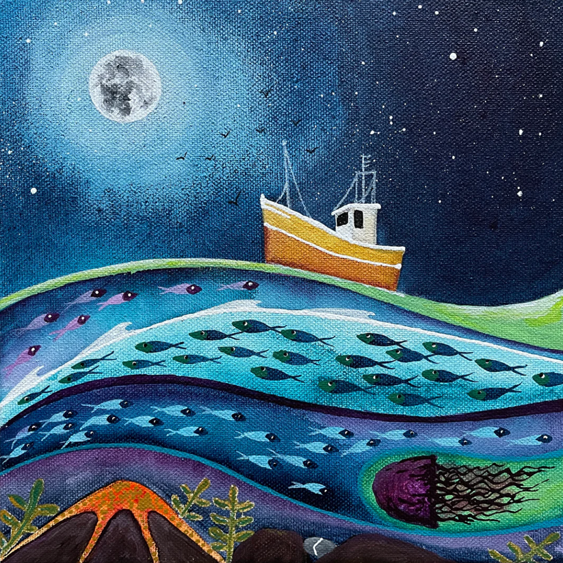 Bridget Wilkinson - On The Swell – Seagull Gallery and Framing